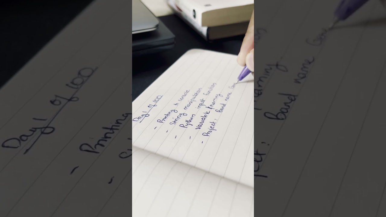 Learning Python. Day 1. #100daysofcode