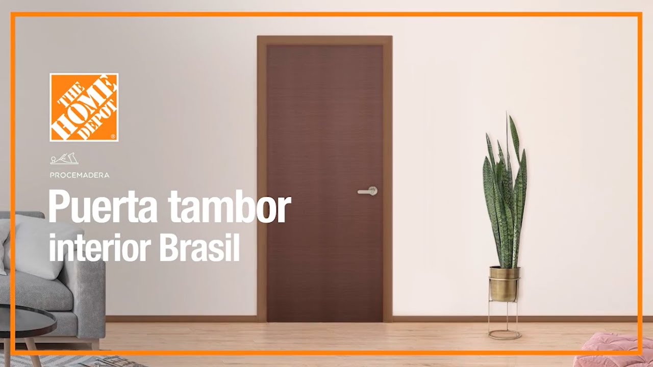 PUERTA DE TAMBOR INTERIOR BRASIL AJUSTABLE 213 X 90 X 3.5 CM