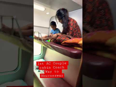 First AC coach in Indian Railways || H1 || 1st class AC interior || Coupe or Couple Coach