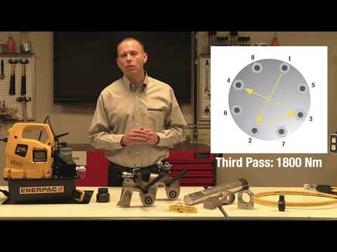 Tool Demo - How to Operate a Hydraulic Torque Wrench by Enerpac