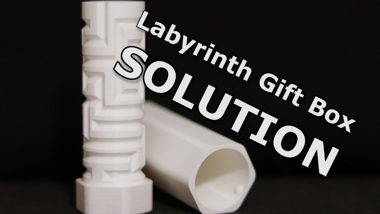How to Solve 3D Printed Labyrinth Gift Box