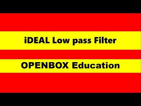 ideaL Low pass Filter - Digital Image Processing