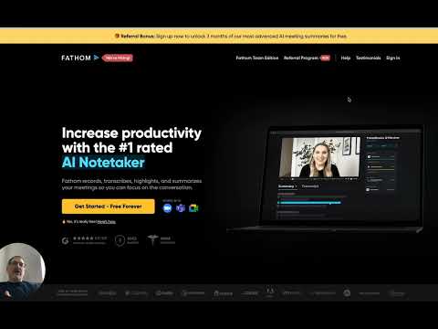 Google Chrome - Fathom AI Notetaker - Never take notes again