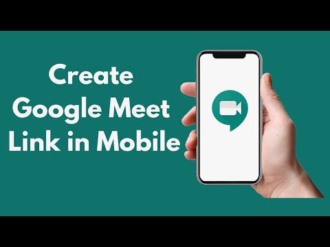 How to Create Google Meet Link in Mobile (2021)