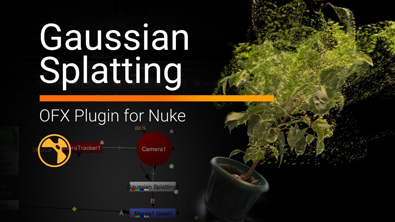 Gaussian Splatting plugin for Nuke