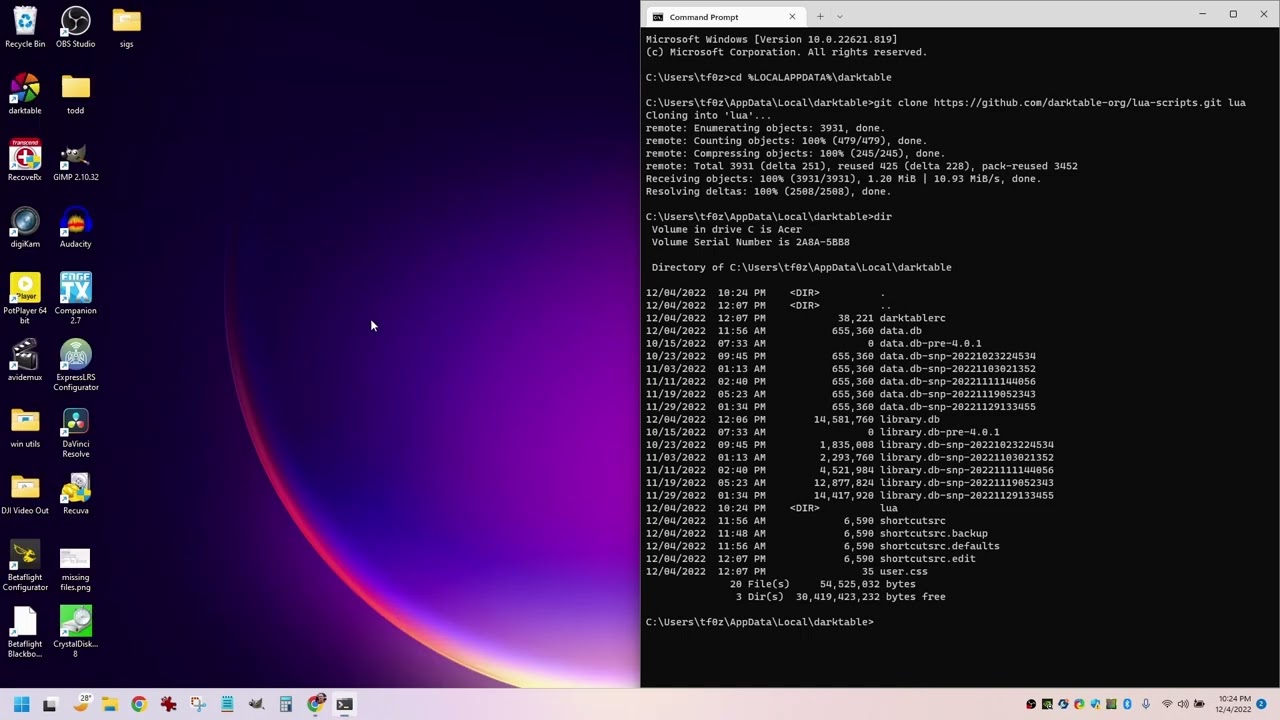Lua Script Manager Not Shown In Dt Darktable