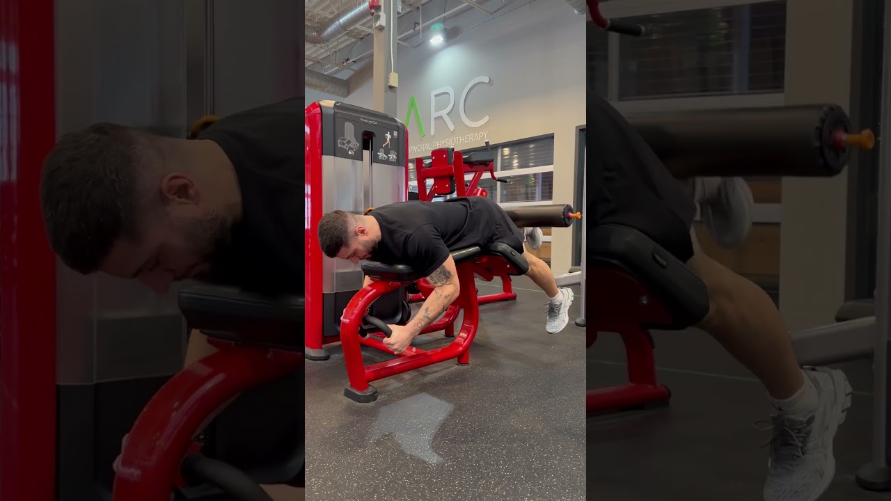 Single leg hamstring curl