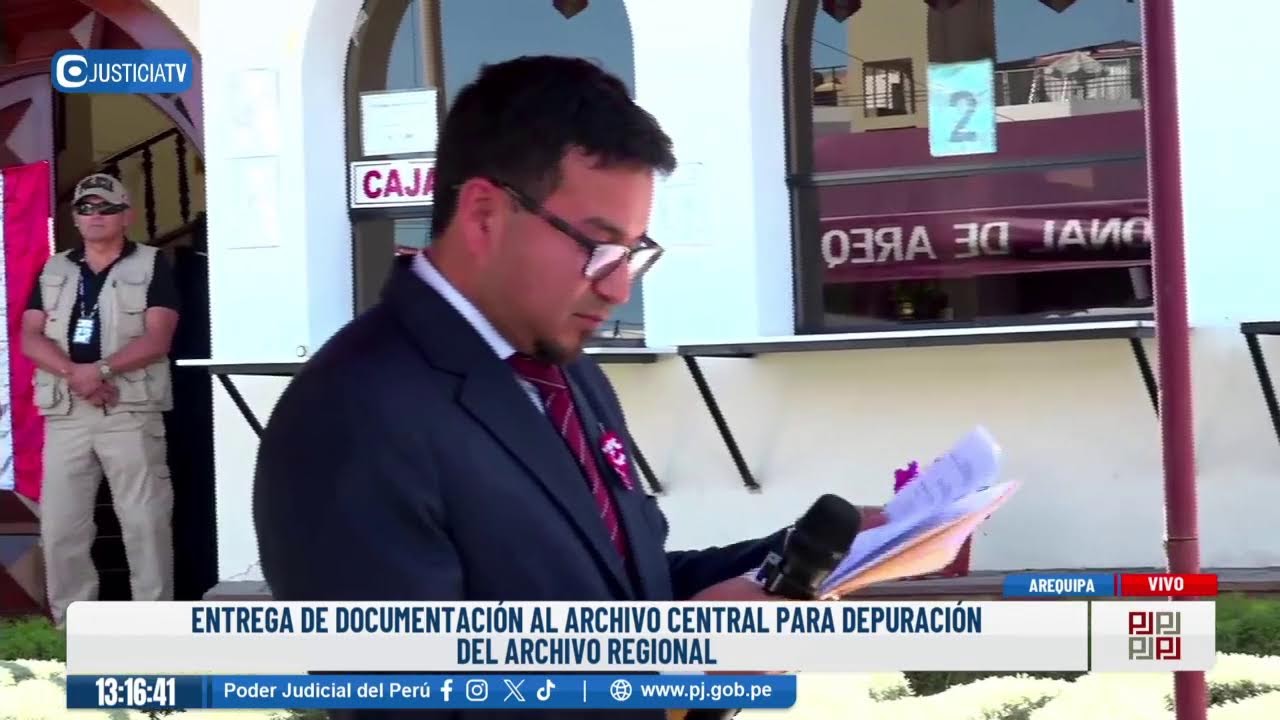 🔴#EnVivo | Entrega  de documentación al Archivo Central para depuración del Archivo Regional