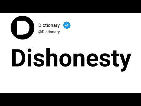 Dishonesty Meaning In English