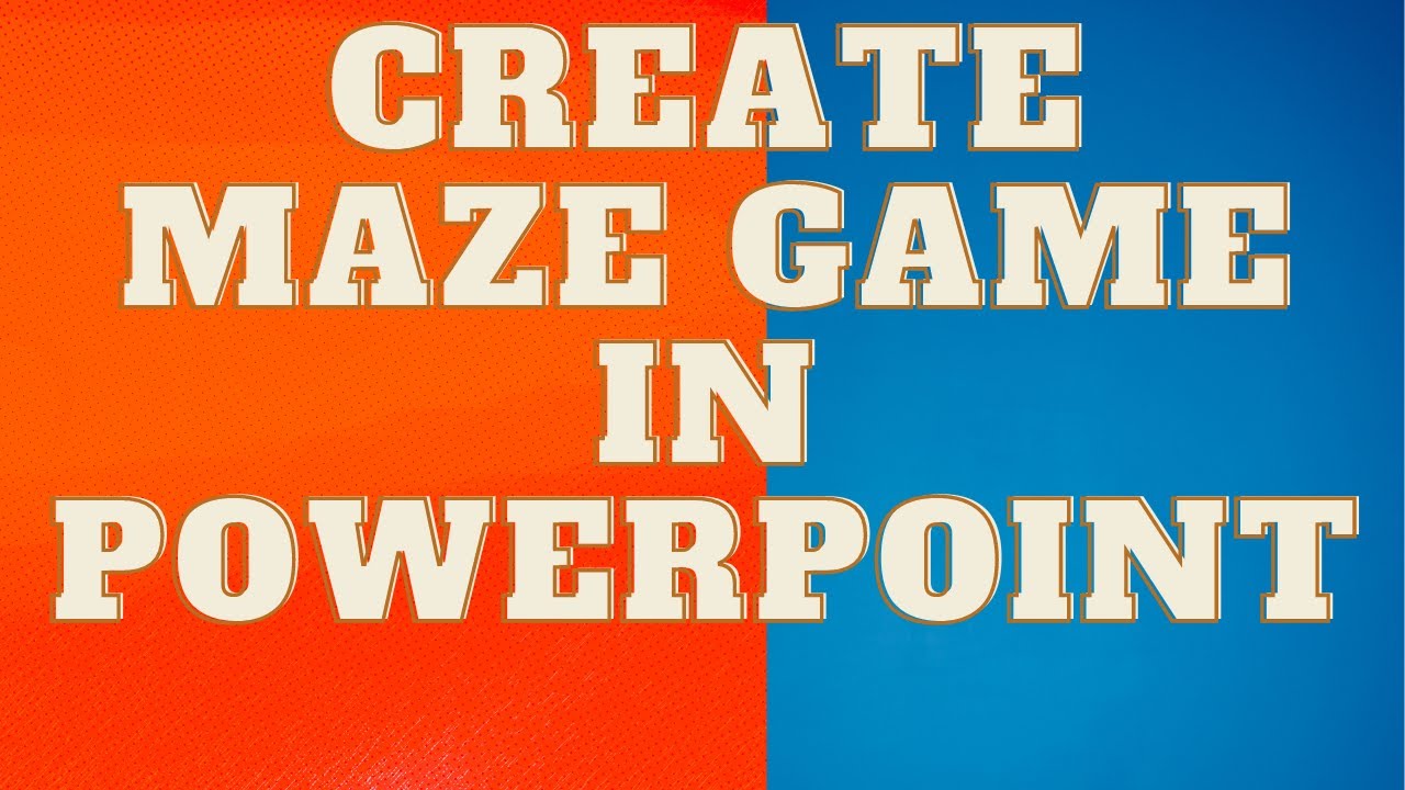 PowerPoint Maze Game Tutorial! 🚀 Create Your Adventure Today!