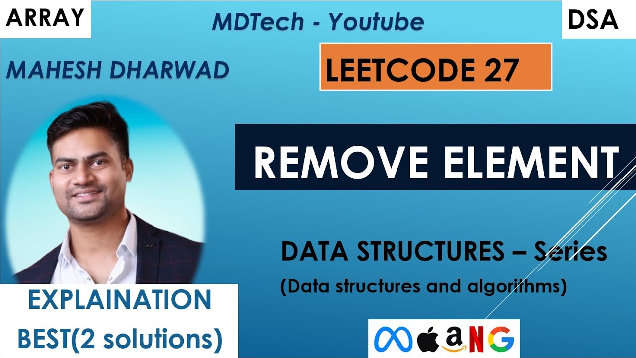 Remove Element | Leetcode 27 | JavaScript | Two pointers | 2 optimal solutions