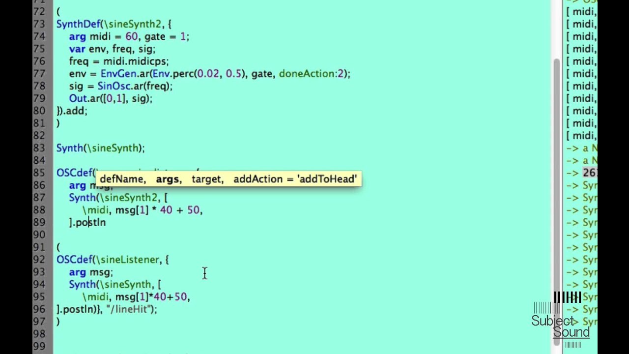 How To Tutorial - An Introduction To OSC - SubjectSound