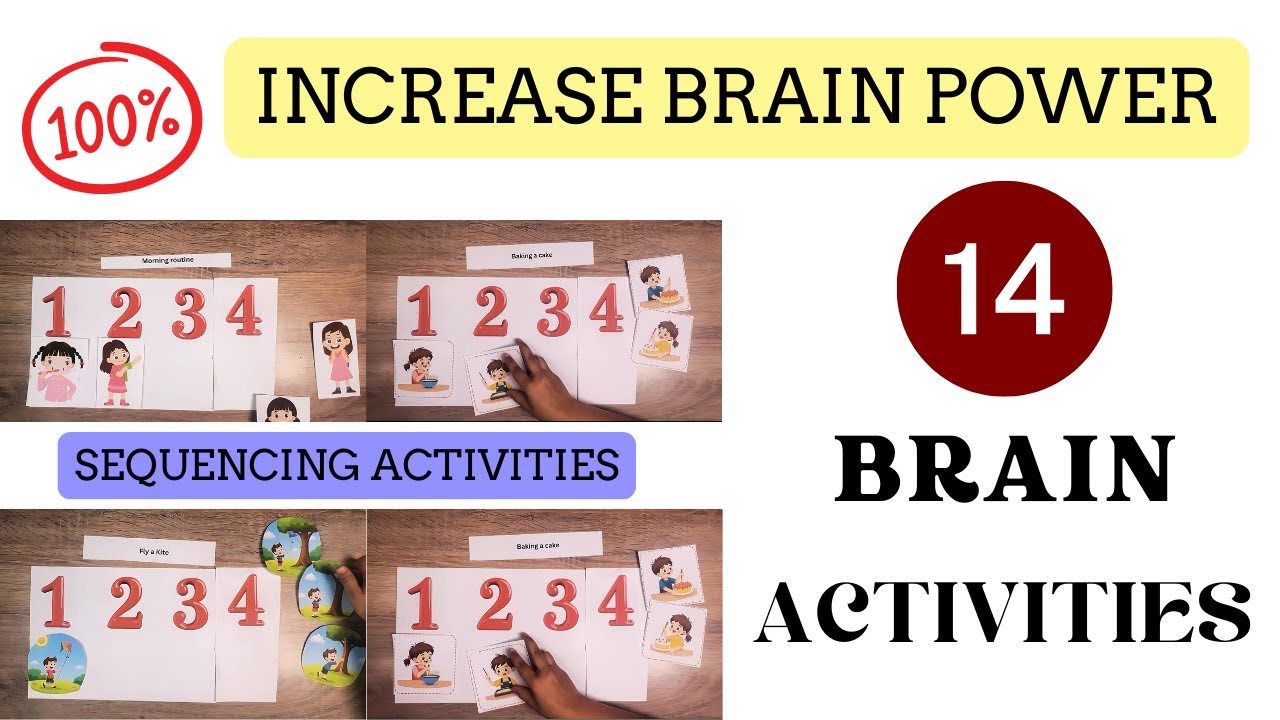 14 Brain gym Activities For Kids | Sequencing Activities (Age 3+)