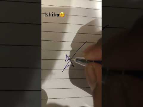 Ishika name signature request done тЬЕ #shortvideo #shorts
