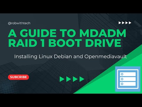 Installing openmediavault in a raid1 / Installing Linux Debian in a raid1 using mdadm