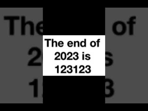Then end of 2023 is 123123
