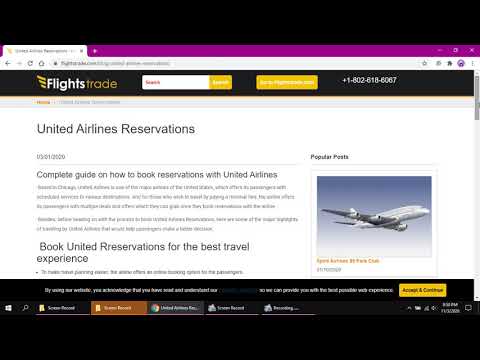 United Airlines Reservations| Online deals