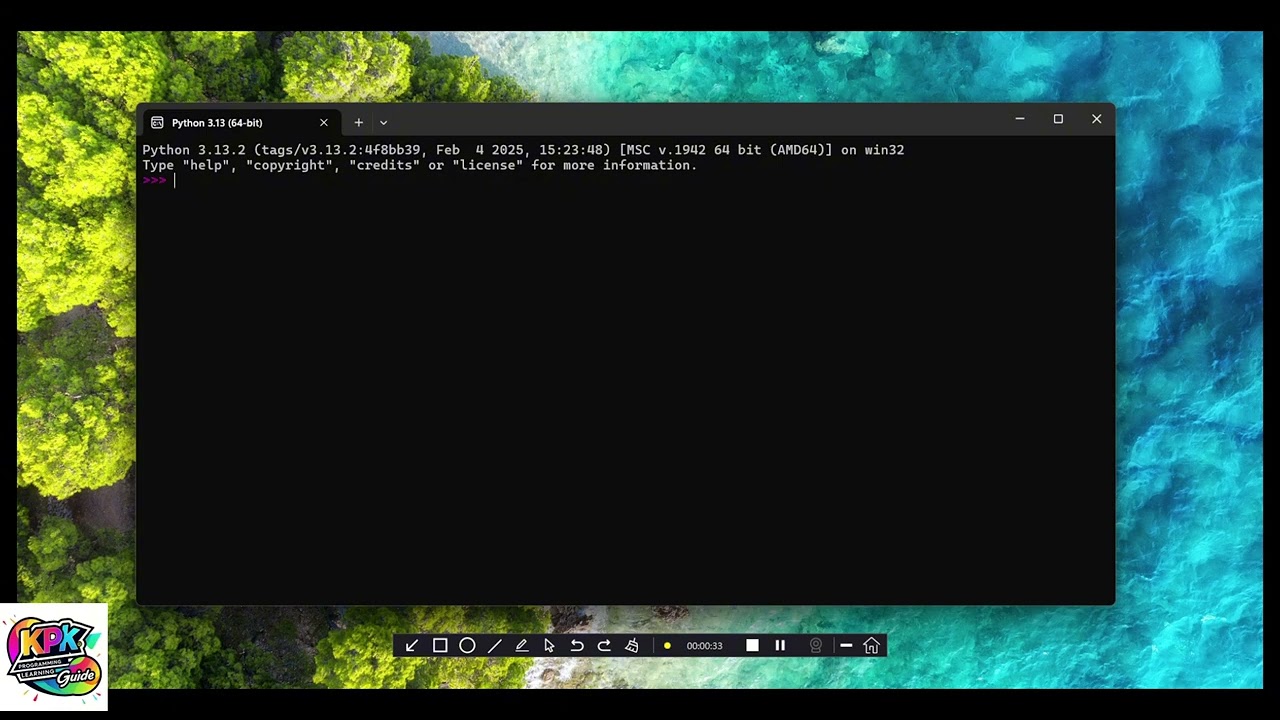 Your first Python Program _ Hello World _ Using the Python App