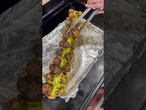 COOKING BRUSSEL SPROUTS ON A STALK?!?!