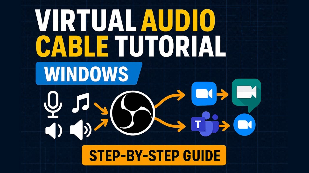 🔊 VB-Audio Virtual Cable 2025 | Send Audio Sources from OBS to Zoom / Teams / Meet [PC]