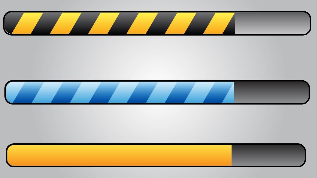 creating loading bar vector tutorial in adobe illustrator
