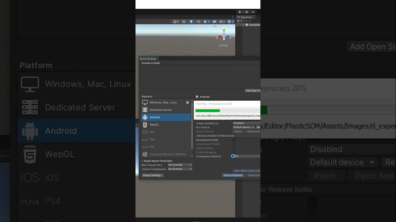 Unity Changing Target Platform to Android - Unity Tutorial