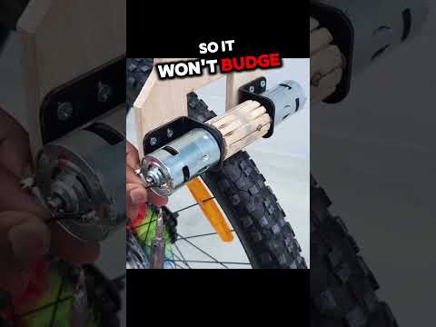 This homemade E-bike is Dope!ποΈπ² #shorts #diy #ebike #viral