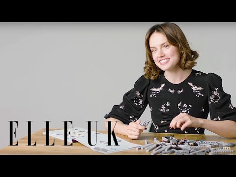 Daisy Ridley Builds a LEGO Millennium Falcon | Sci-Fi & Fantasy Fans ...