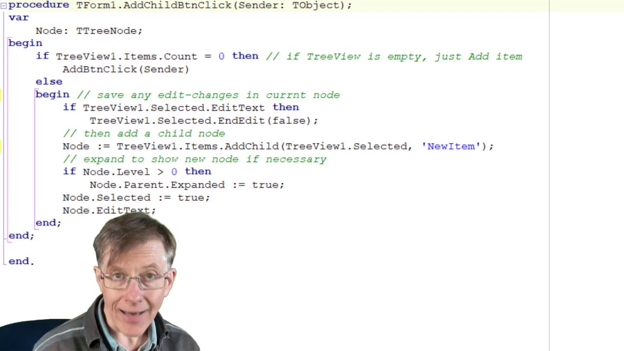 TTreeNodes and how to use them with Delphi