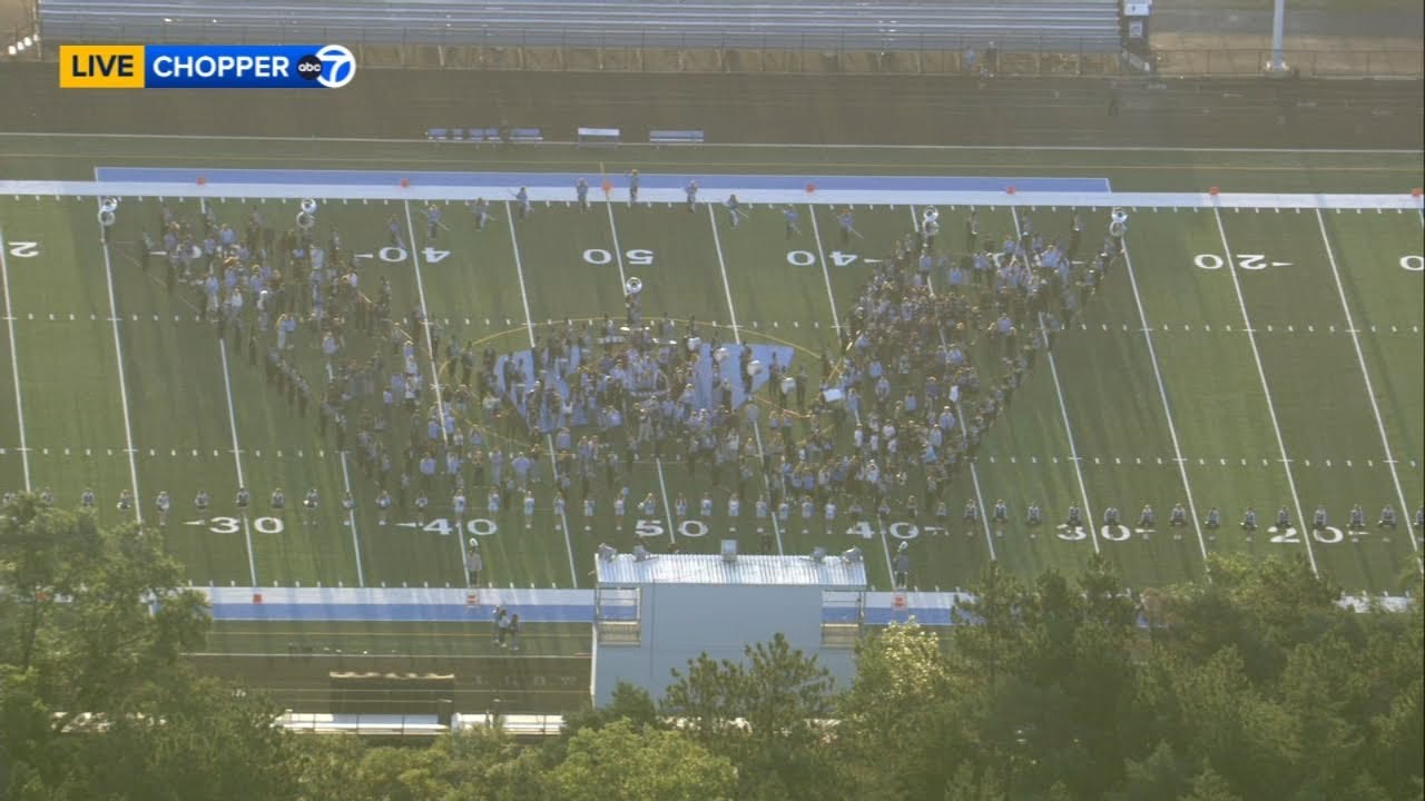 Willowbrook High School Friday Flyover formation