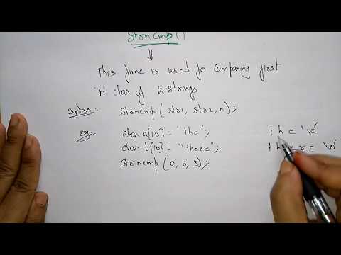 Learn string library functions in c | strncmp strrev strstr | - Mind Luster