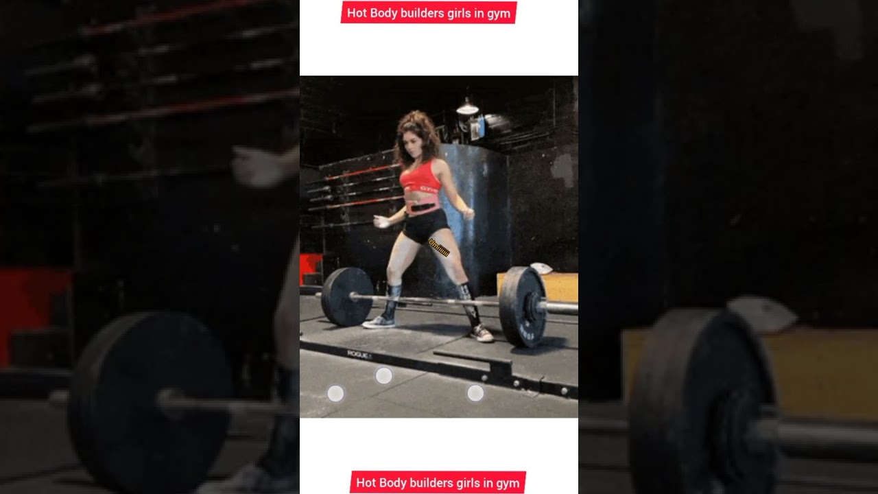 Body Builder Girls sexy GIF video in Gym part#4😘