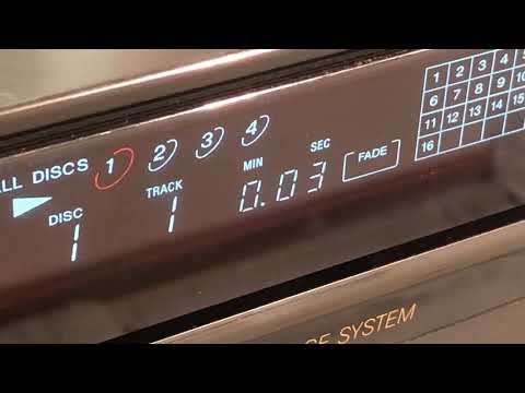 SONY CDP-C445 CD Player 5 Disc Changer