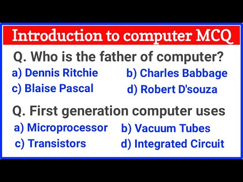 Top 70+ Introduction to Computer MCQ Questions and Answers | Introduction to Computer Science MCQ