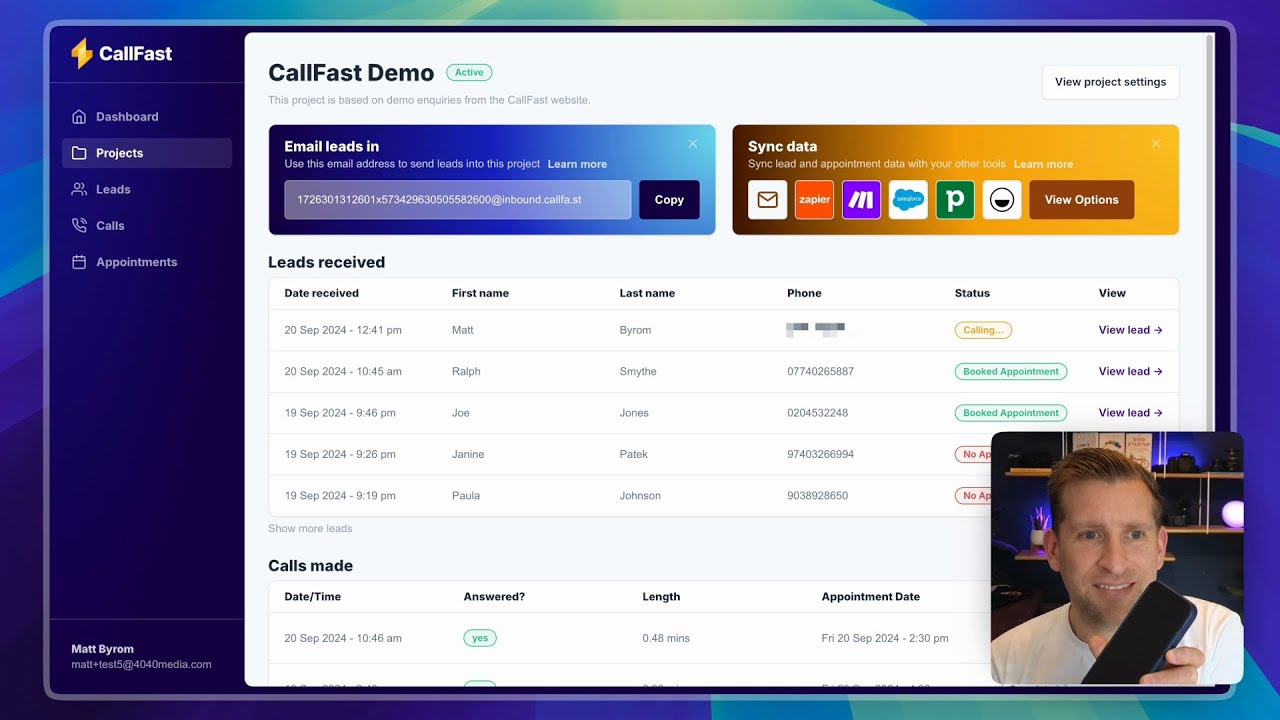 CallFast Walkthrough