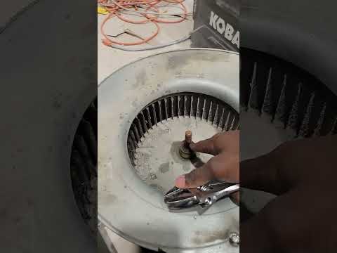 how to loosen an ac blower motor