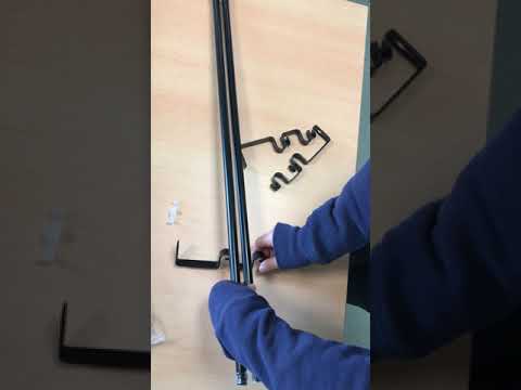 15 mm Double Bay Window Curtain Rod