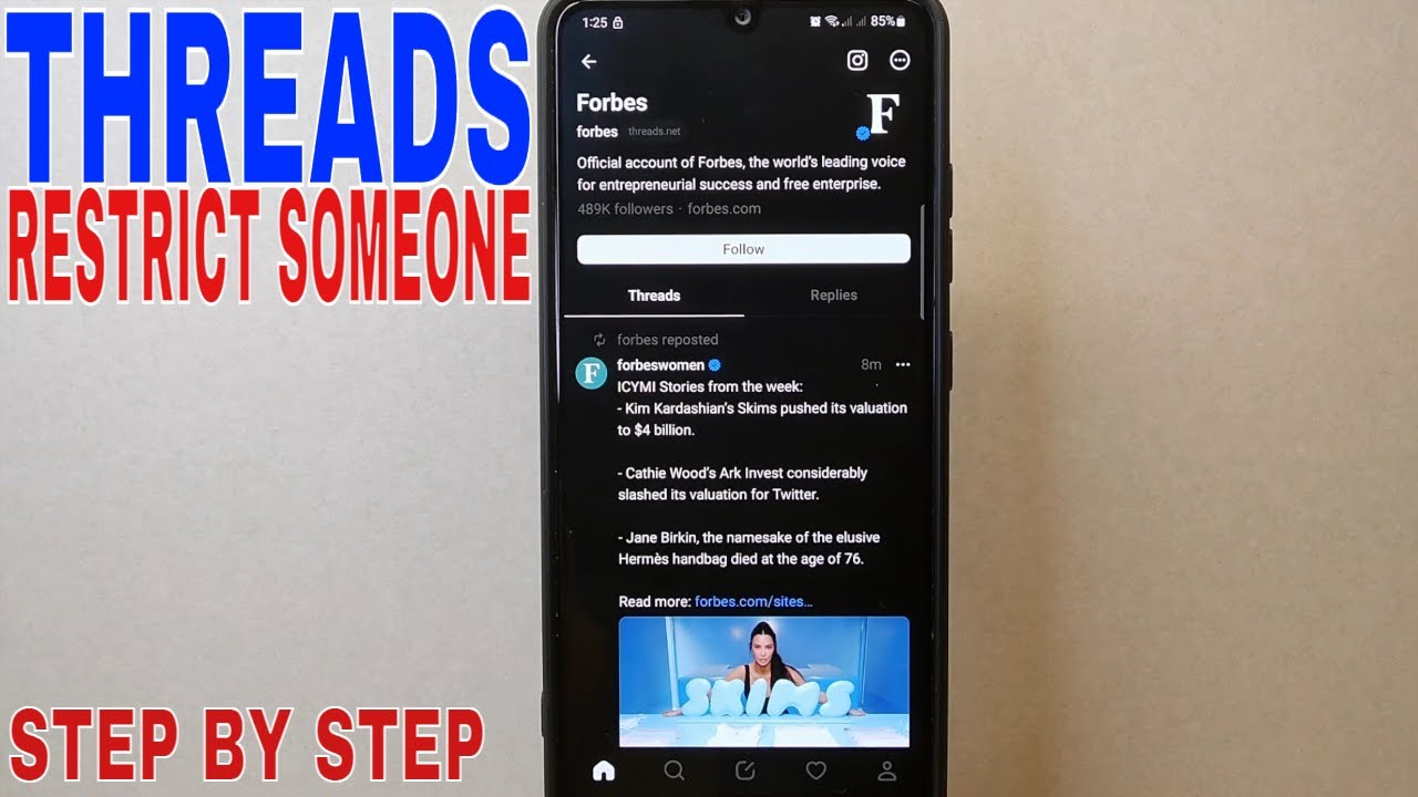 ✅  How To Restrict Someone On Threads 🔴
