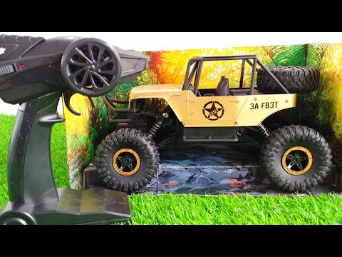 Unboxing RC Army Jeep 4x4 Rock crawler | Remote control off road rock crawler Monster truck
