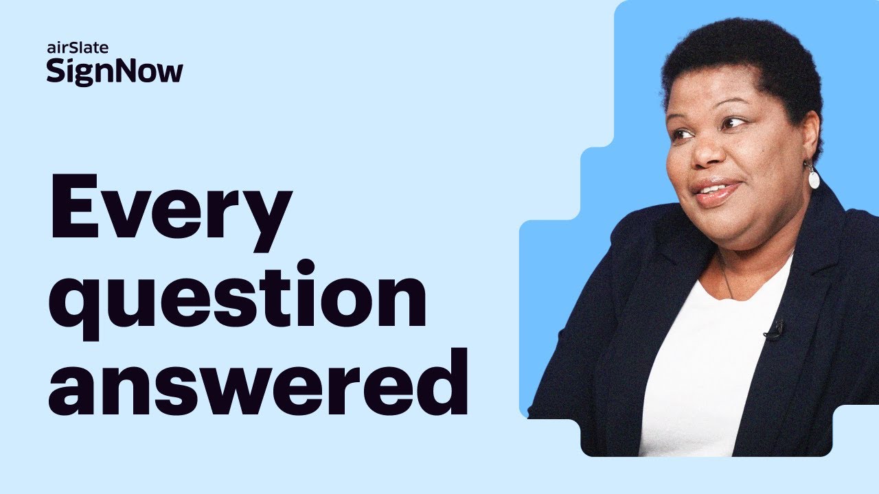 Why SignNow? Every Question Answered