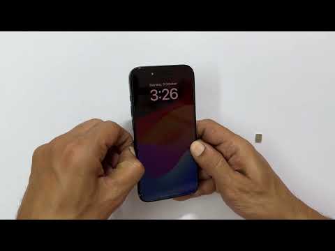 How to insert SIM card in iPhone 15 Pro - Physical nano SIM card