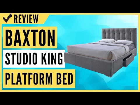 Baxton Studio King Platform Bed