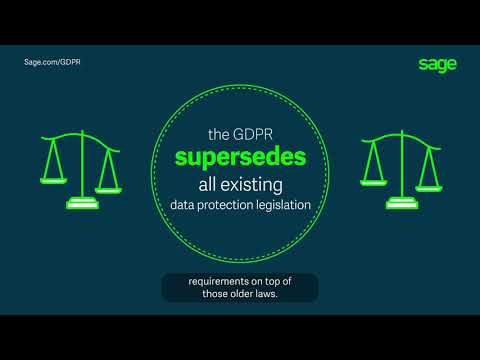 GDPR for Business – a Summary | GDPR - What you need to know | Sage