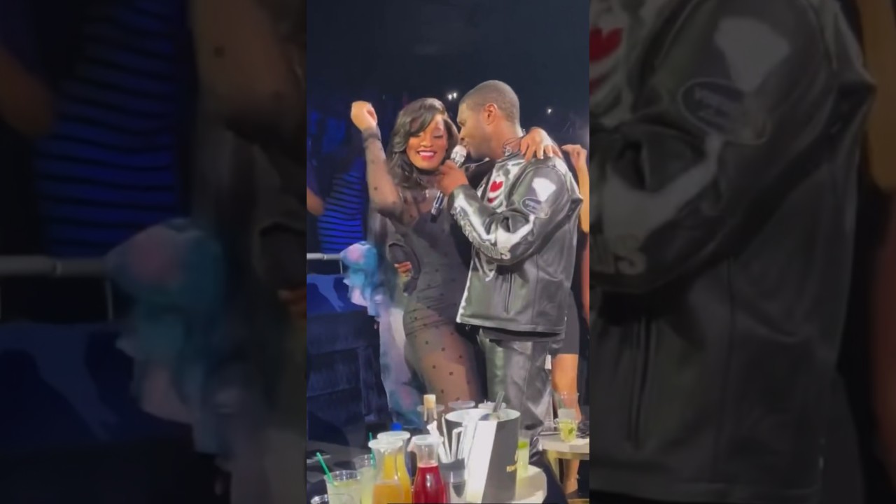 Usher Raymond Serenades KeKe Palmer