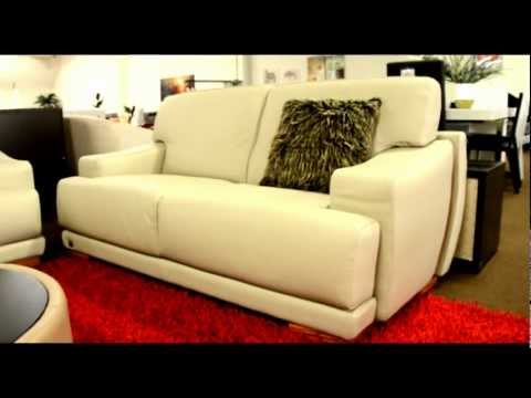 Modern Full Leather Sofa Set Made In Italy | (866) 397-0933 LAFurnitureStore.com