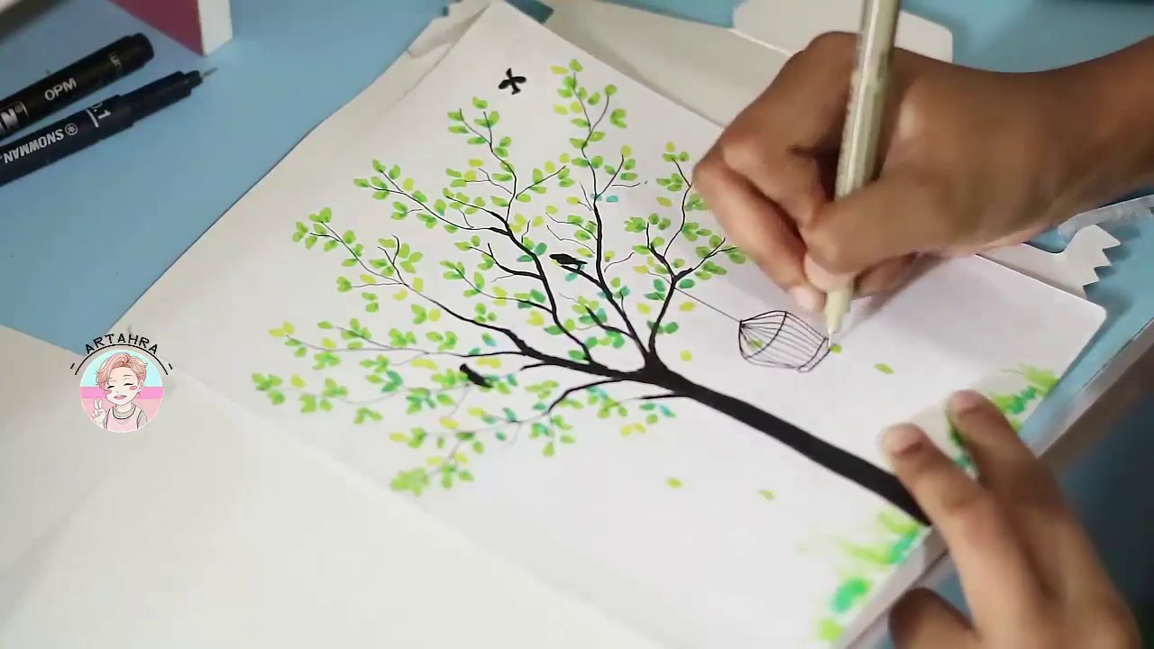 DIY ART  -  Easy Draw Notebook Cover