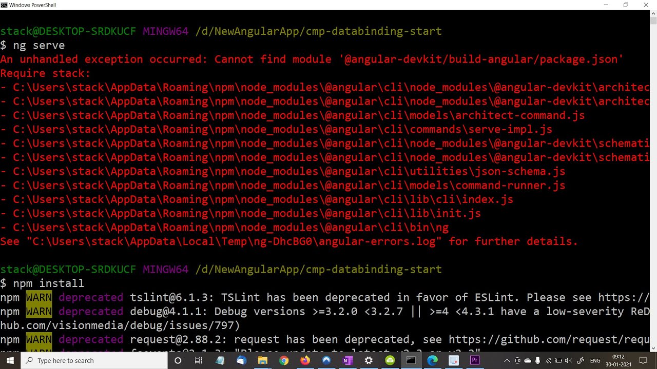 Cannot find module '@angular-devkit/build-angular/package.json'