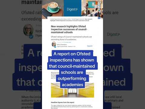 New research highlights Ofsted inspection successes of council maintained schools