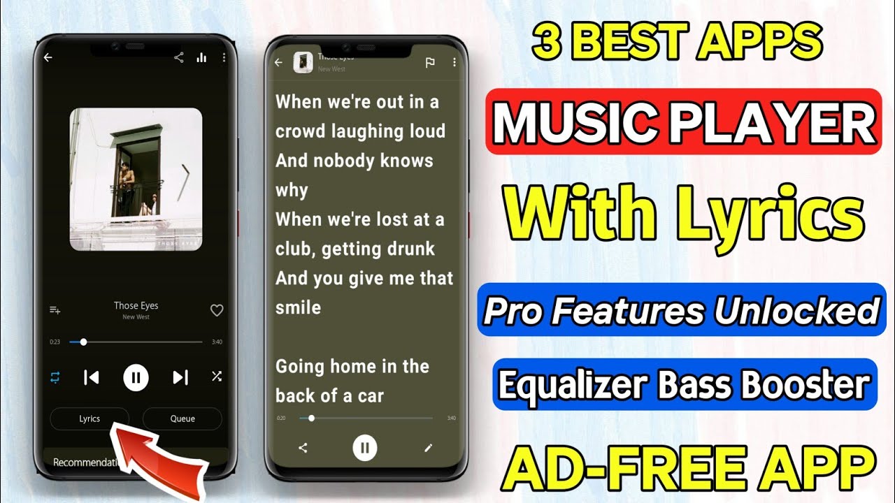 3 Best Music Player with Lyrics Apps For Android in 2026
