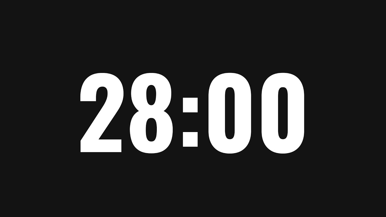 28 Minute Timer